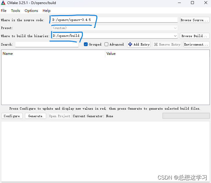 windows下的opencv3.4.5+opencv_contrib-3.4.5编译使用-CSDN博客