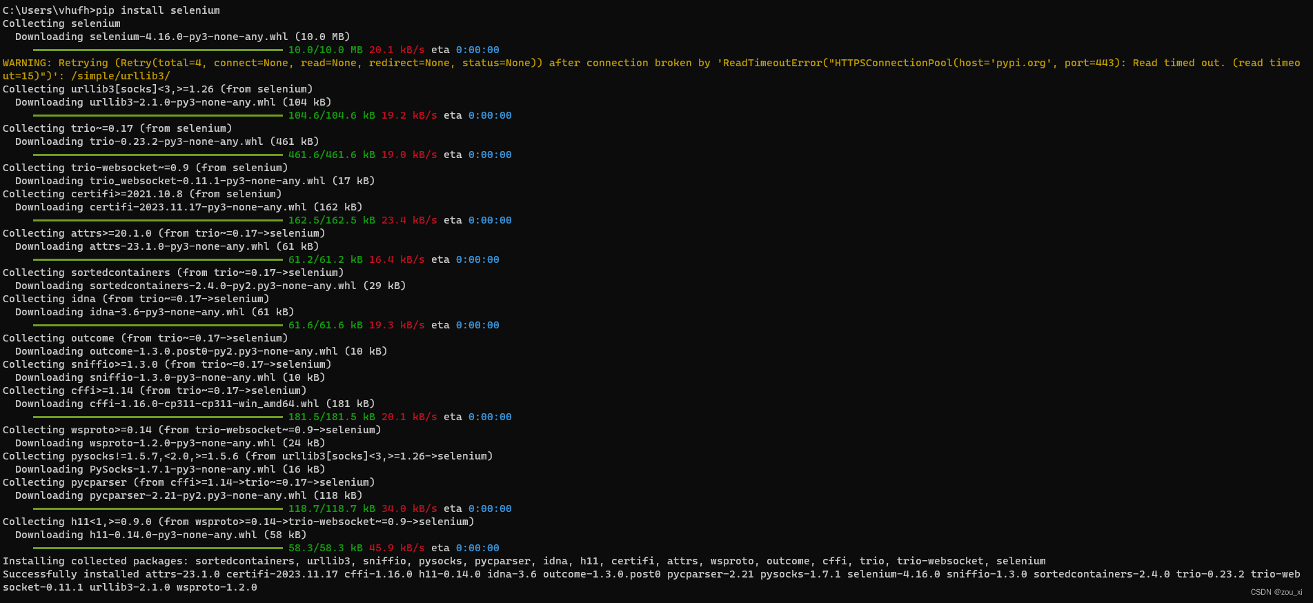 python之Selenium WebDriver安装与使用_selenium webdriver 下载安装-CSDN博客