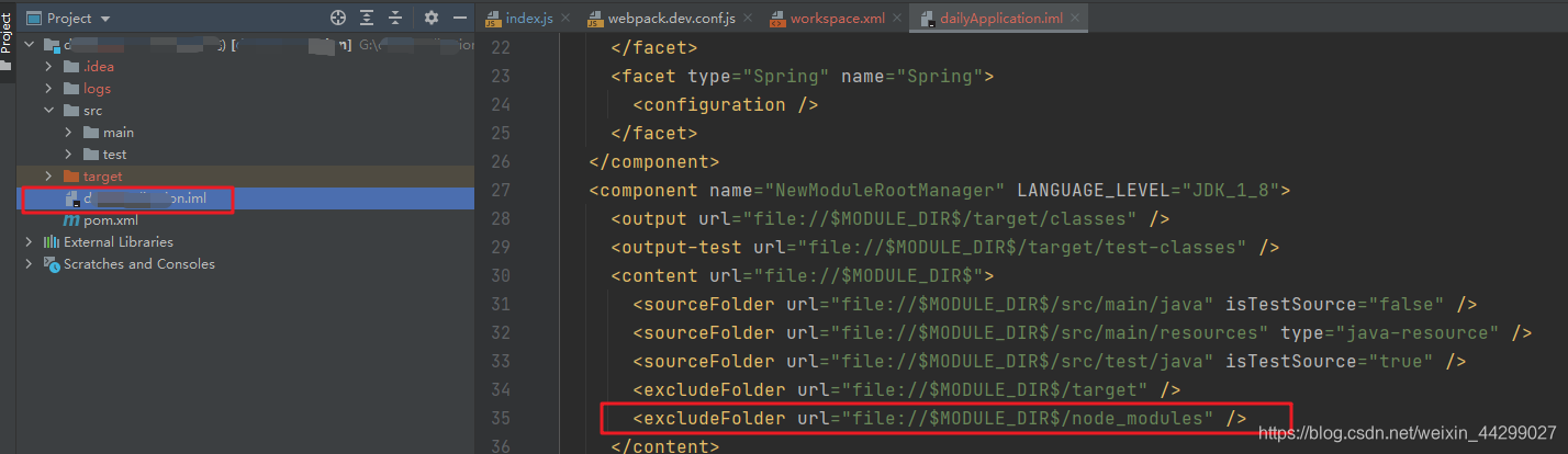 【IntelliJ IDEA】idea导入node_modules卡死，idea 忽略 node_modules 索引_idea copy resource忽略modules-CSDN博客