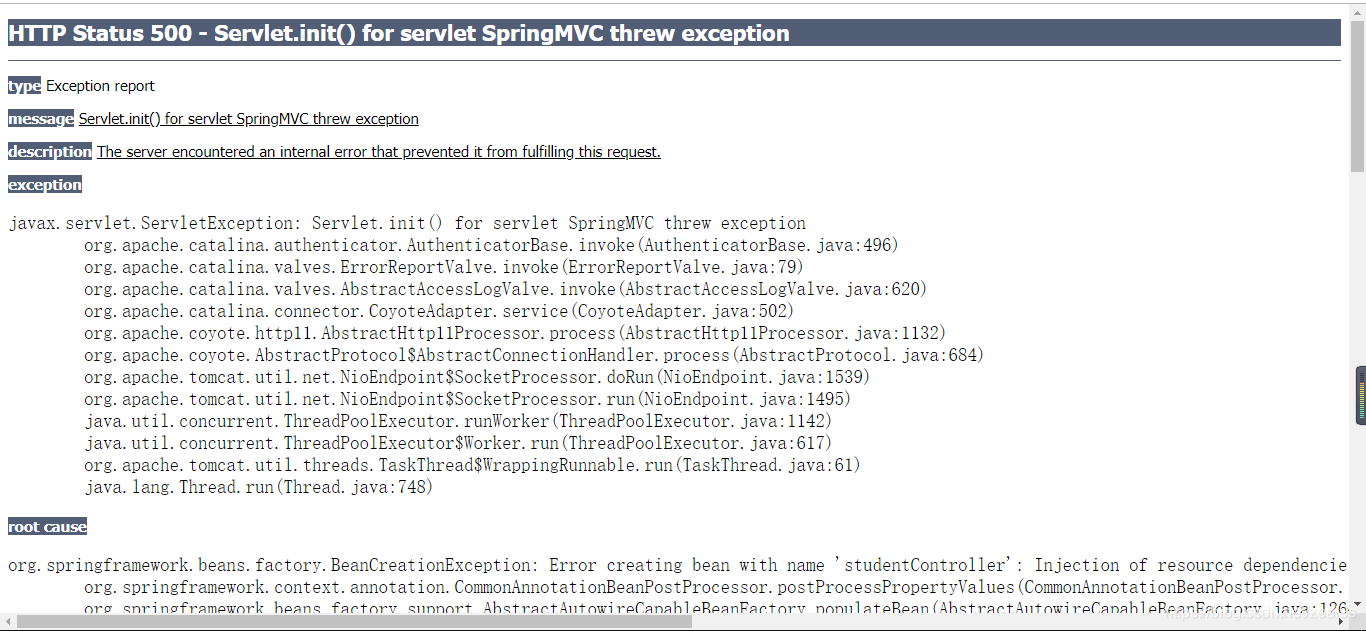 解决error Creating Bean With Name Xxx Injection Of Resource Dependencies Failed Zeal9s Gitcode 开源社区