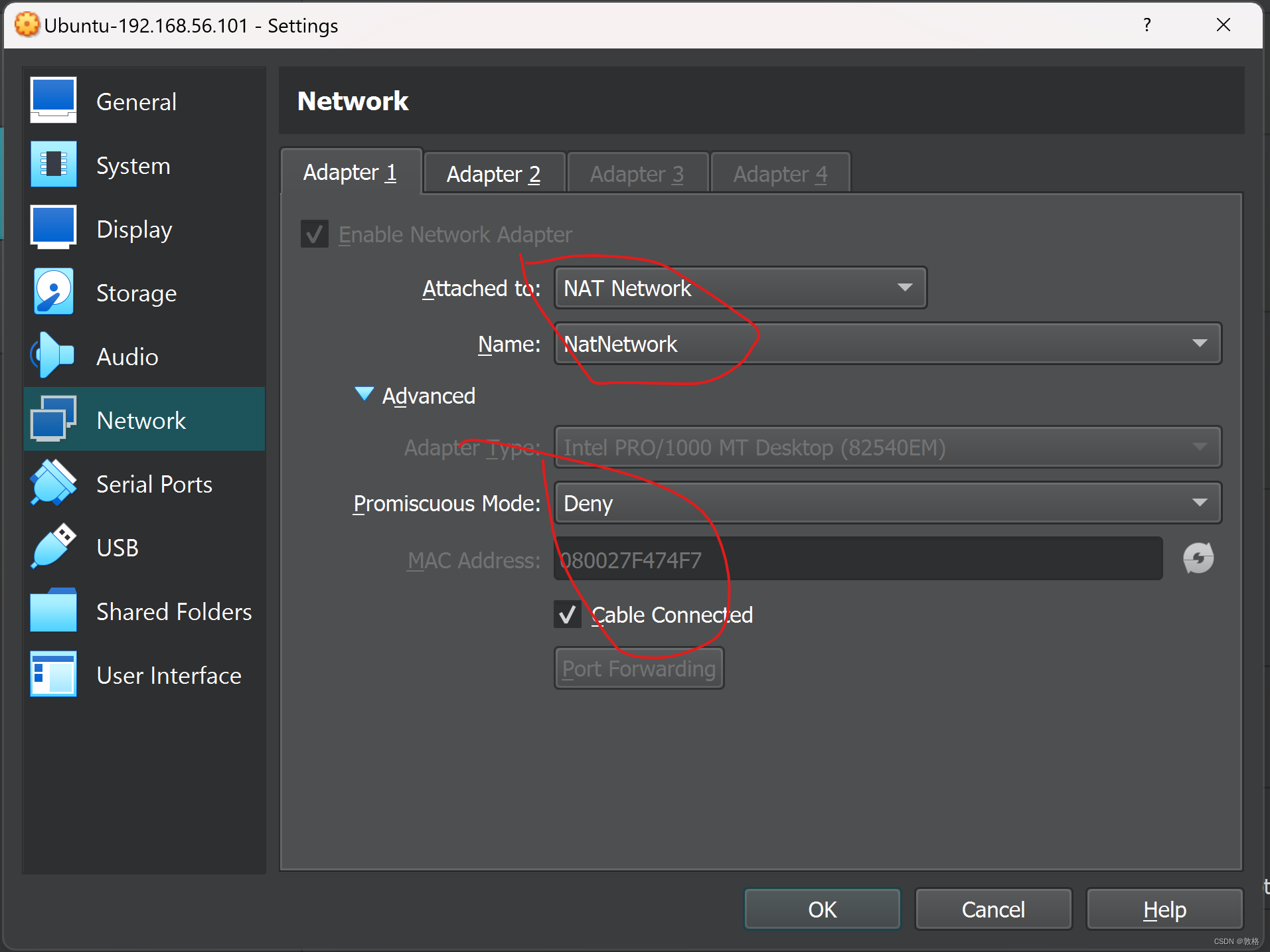 Virtual box 下 Ubuntu 22.04 网络互通/固定IP 配置_virtual box ubuntu 桥接 固定ip-CSDN博客