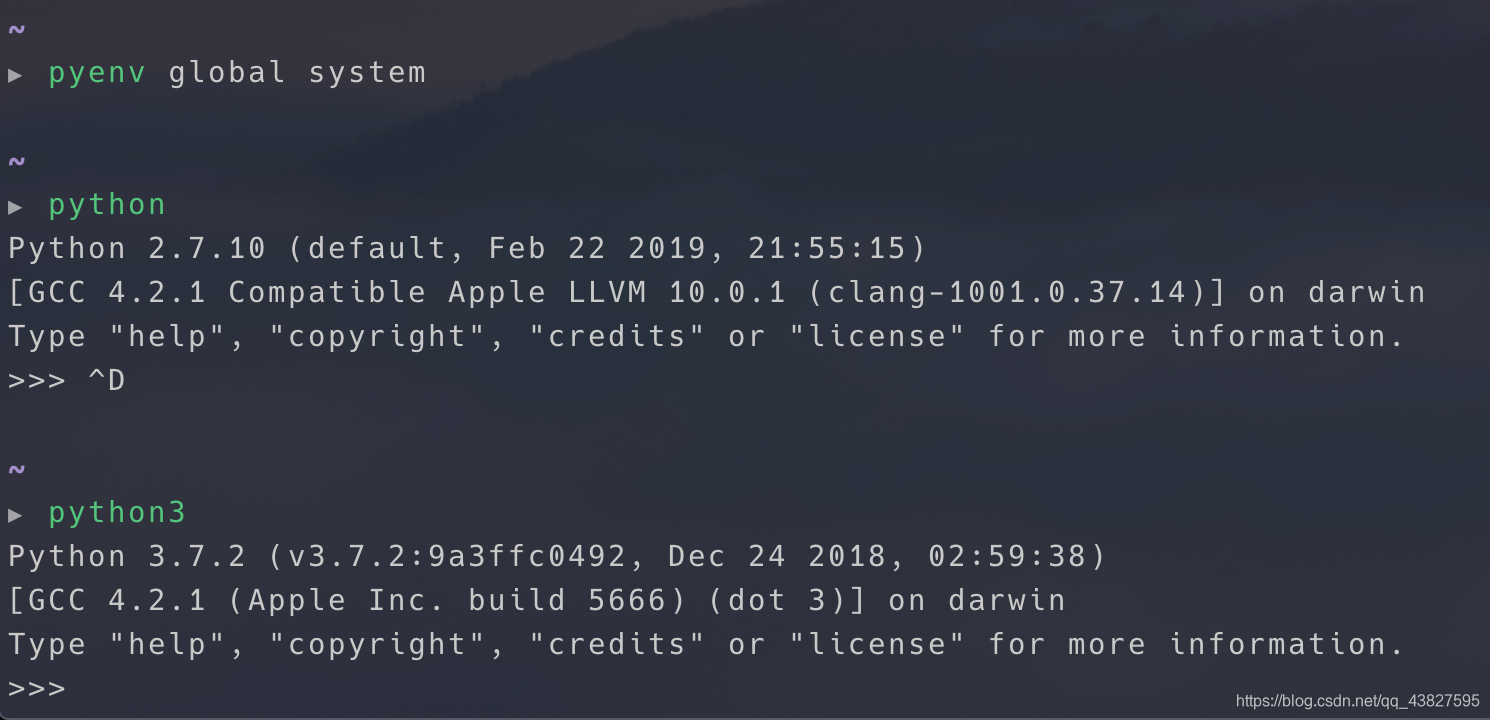 如何在 Mac 上使用 pyenv 优雅地管理不同的 Python 版本_mac pyenv 换源-CSDN博客