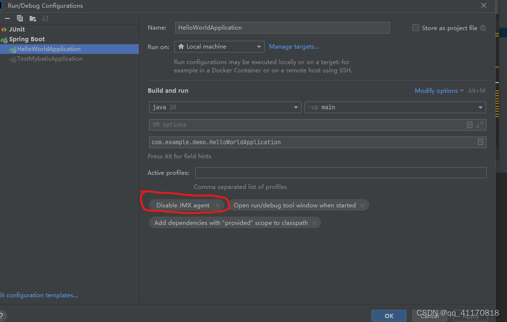 springboot启动失败 jmx相关_spring boot jmx unavailable application defined by-CSDN博客