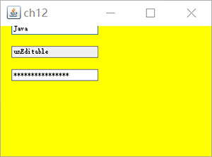 java textfield 文字居中_java.awt.TextField和TextArea：文本框和文字区控件-CSDN博客