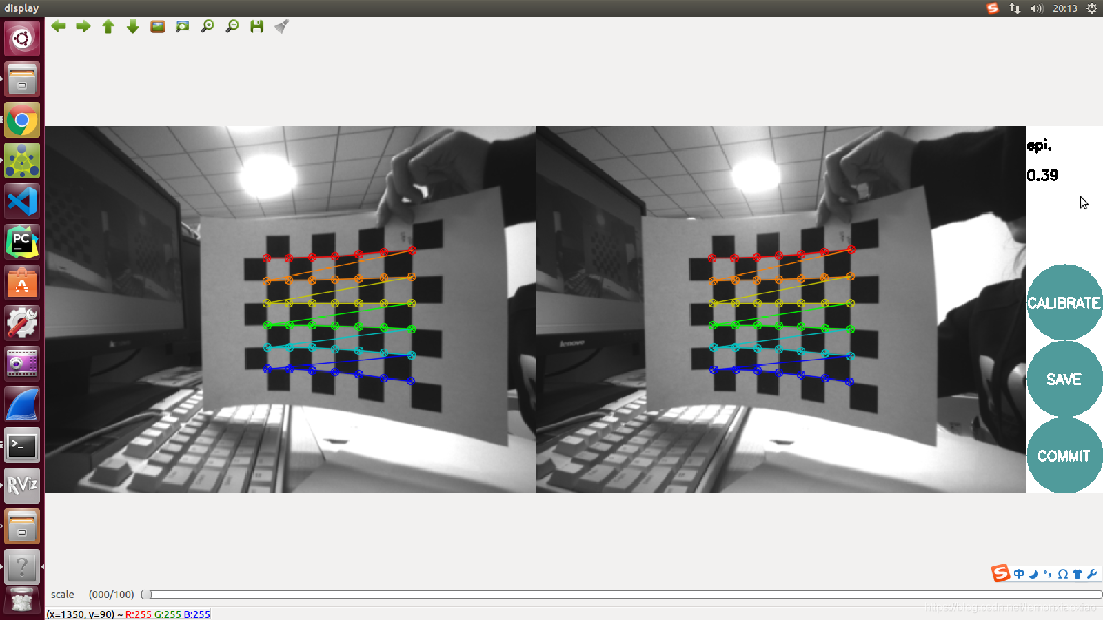 ROS下采用camera_calibration进行双目相机标定_ros双目标定-CSDN博客