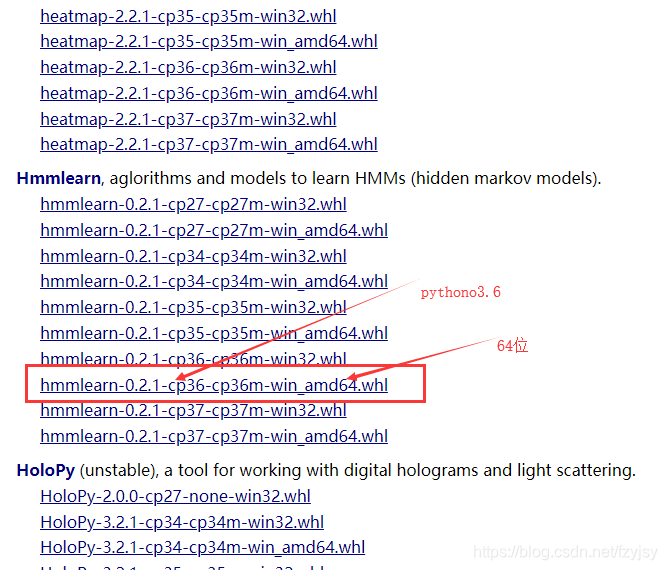 hmmlearn安装(pyhcarm+Anaconda+python3.7+hmmlearn0.2.1+win10)-CSDN博客