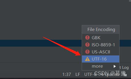 @IDEA编码格式问题,解决Error:(1, 29) java: 非法字符: ‘\ue1ee‘ 问题_java: 非法字符: '#-CSDN博客