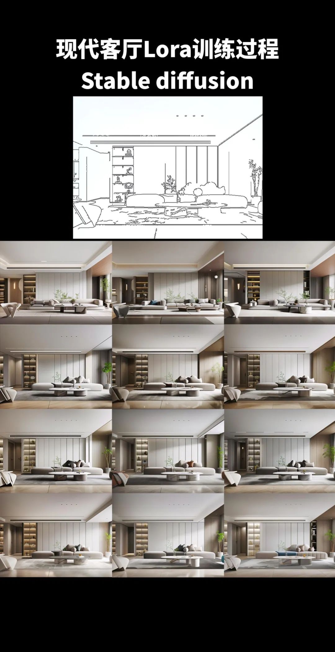 Stable diffusion现代客厅Lora模型训练过程_室内设计lora训练-CSDN博客