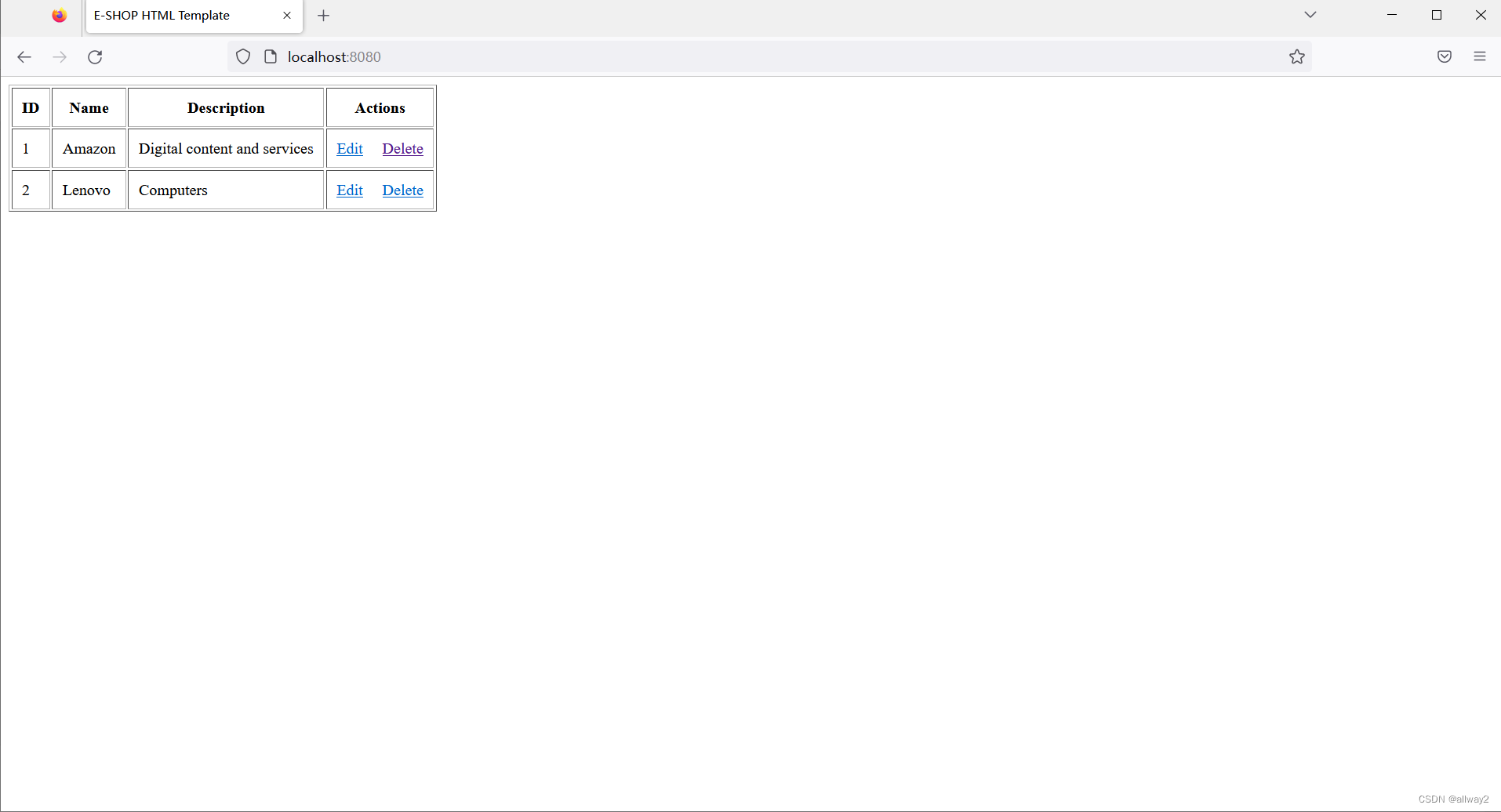 使用 Servlet、mysql 和 Thymeleaf 开发crud Web应用程序servlet Thymeleaf Jdbc Csdn博客