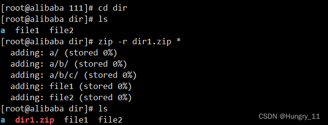 Linux（CentOS7）打包和压缩（zip与tar命令）_centos7 zip-CSDN博客