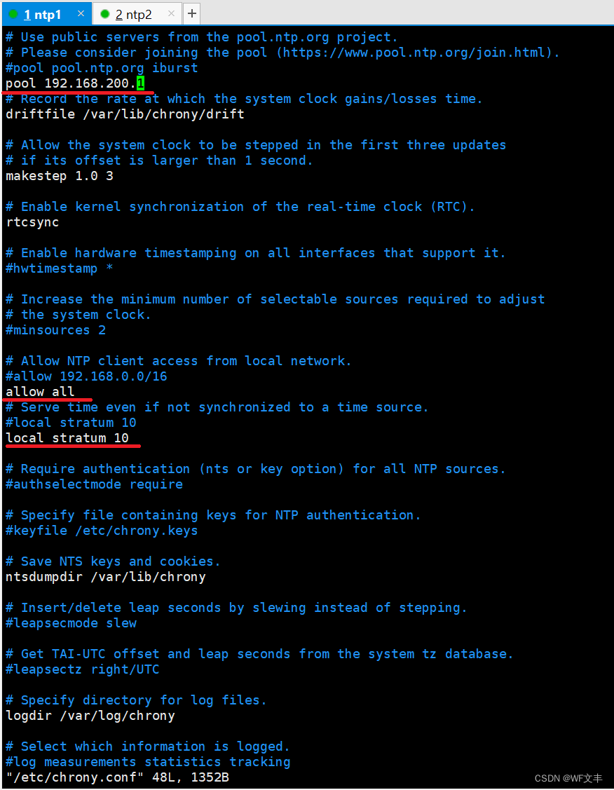 Linux(openEuler、CentOS8)基于chrony企业内网NTP服务器搭建实验_openeuler ntp-CSDN博客