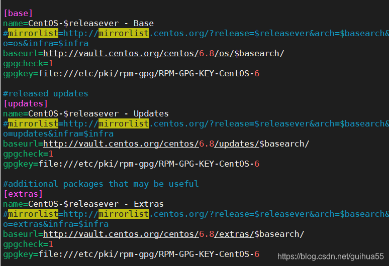 下载安装mysql报错：YumRepo Error: All mirror URLs are not using ftp, http[s] or file_yum -y ...