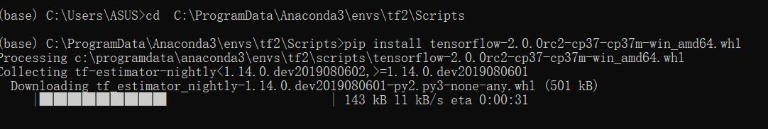 Tensorflow 2.1 安装（CPU版本＋GPU版本）_2.1.1+cpu是gpu版本吗-CSDN博客
