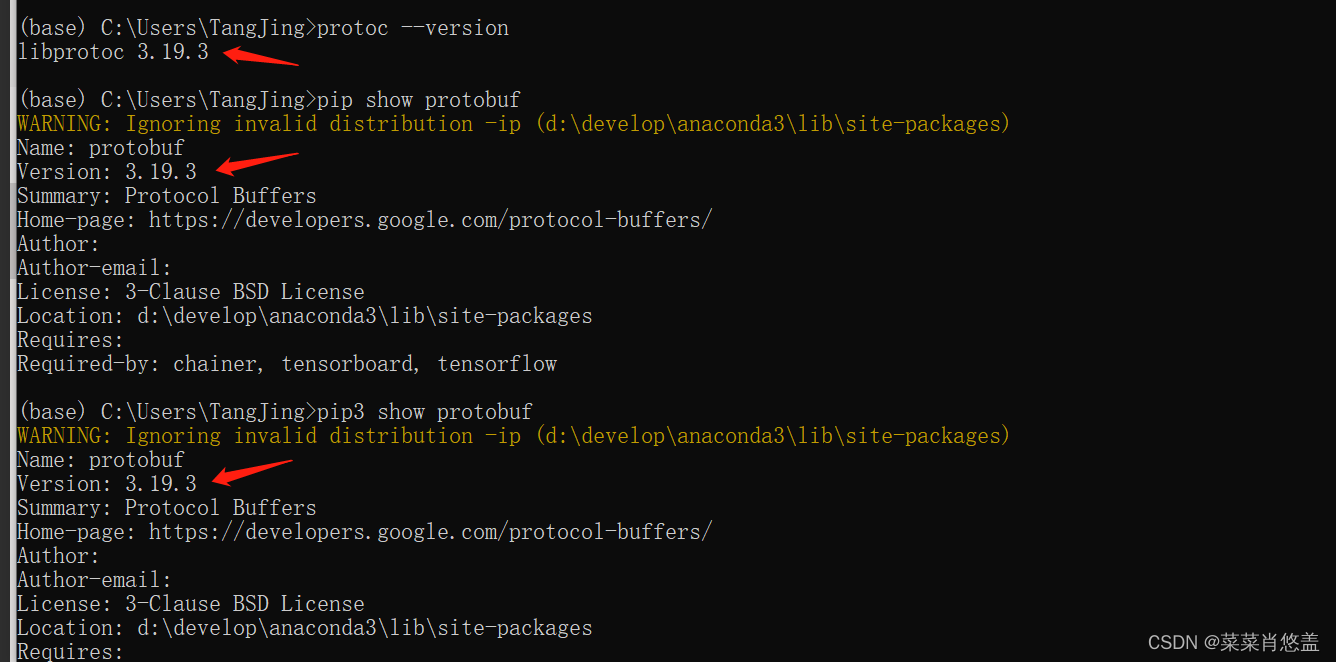 AttributeError: module ‘google.protobuf.internal.containers‘ has no attribute ‘MutableMapping‘问题 ...