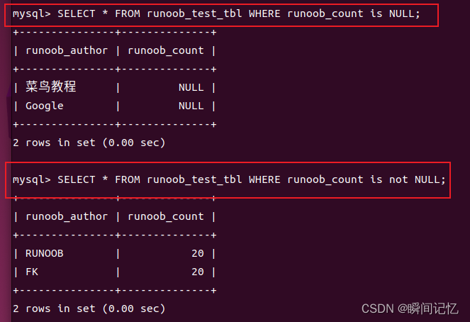 【Ubuntu学习MySQL——MySQL基本操作命令】_ubuntu mysql 命令-CSDN博客