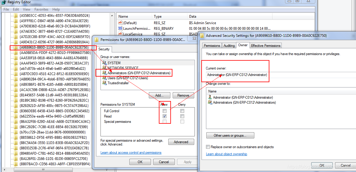 IIS Admin Service組件服務 權限灰色無法修改_iis admin service 灰色-CSDN博客