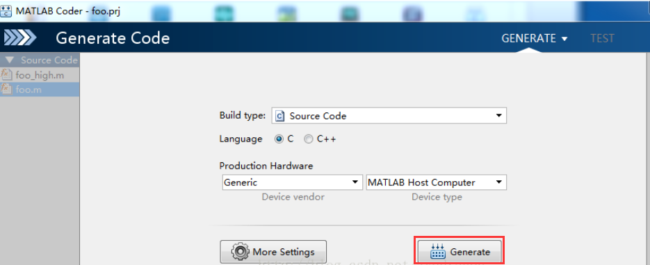 基于Matlab Coder将matlab代码转换成c代码_matlab coder 心电信号处理算法 转c-CSDN博客