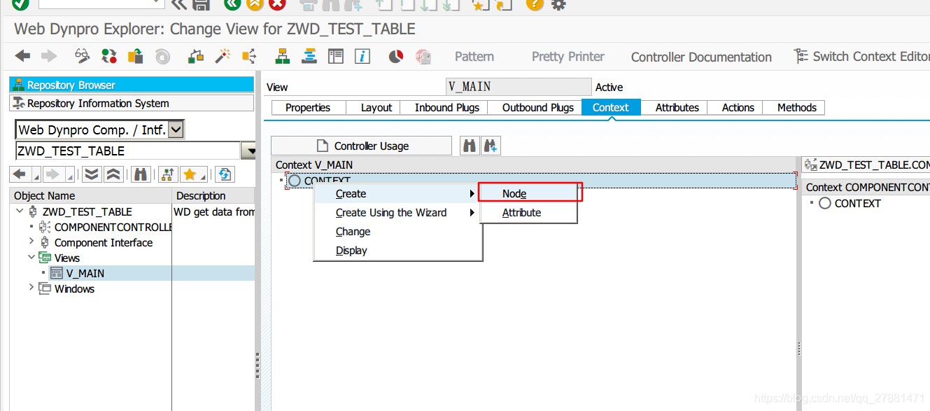 Web Dynpro 开发 Step by Step - 2 从表获取数据展示_webdynpro node展示描述-CSDN博客