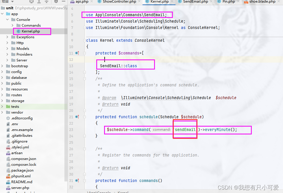 Laravel框架中 定时任务的实现laravel 不用crontab 执行计划任务 Csdn博客