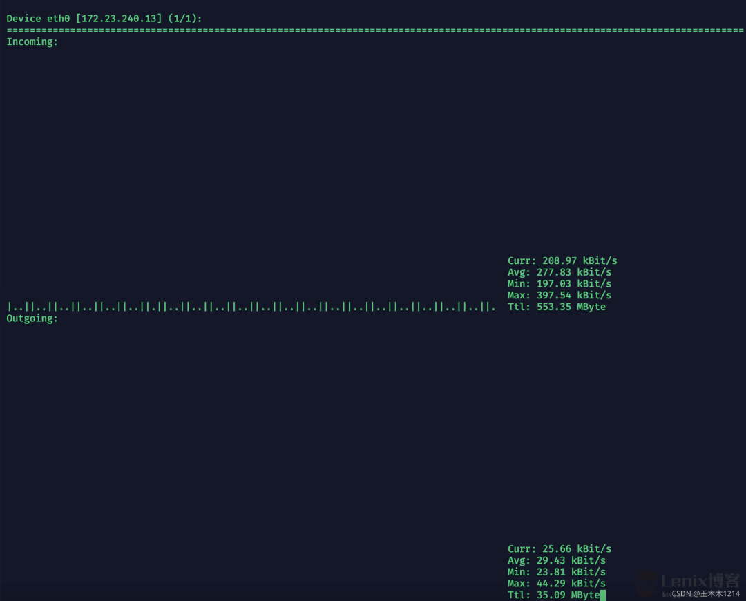 Linux 查看或统计网卡流量的几种方式_linux 查看网卡流量-CSDN博客