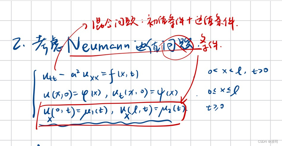 边值条件齐次化2-Neumann边值条件_齐次neumann边界条件-CSDN博客