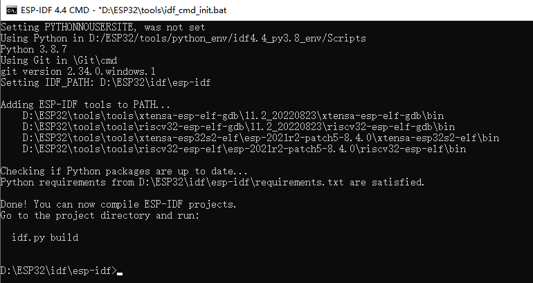 windows下ESP32: IDF_PYTHON_ENV_PATH设置错误_idf install-python-env-CSDN博客