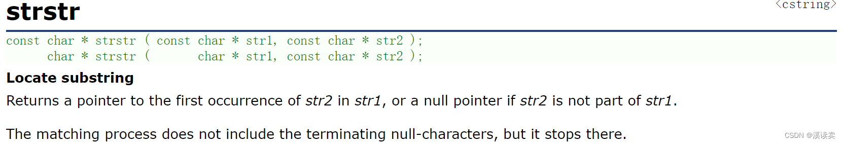 字符串查找函数strstr_c语言 查找数组中是否存在字符串 strstr-CSDN博客
