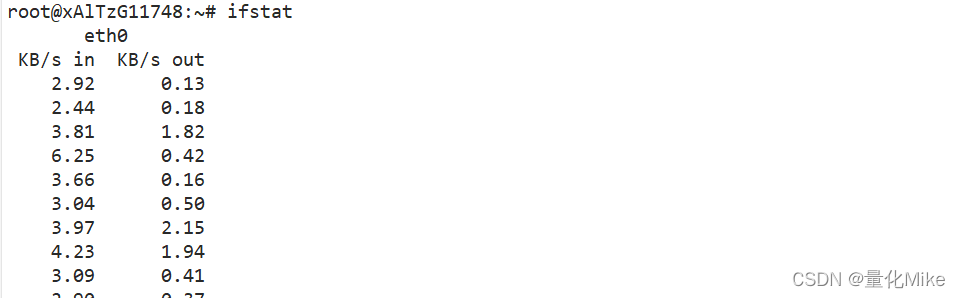 【Ubuntu操作】查看实时Ubuntu系统实时网速使用命令ifstat_ubuntu ifstat-CSDN博客