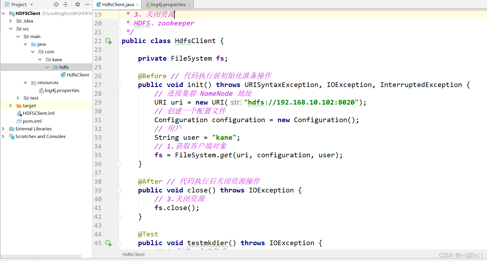 Hadoop 之 HDFS 的API操作 07_hdfs 的 api 操作的windows依赖-CSDN博客