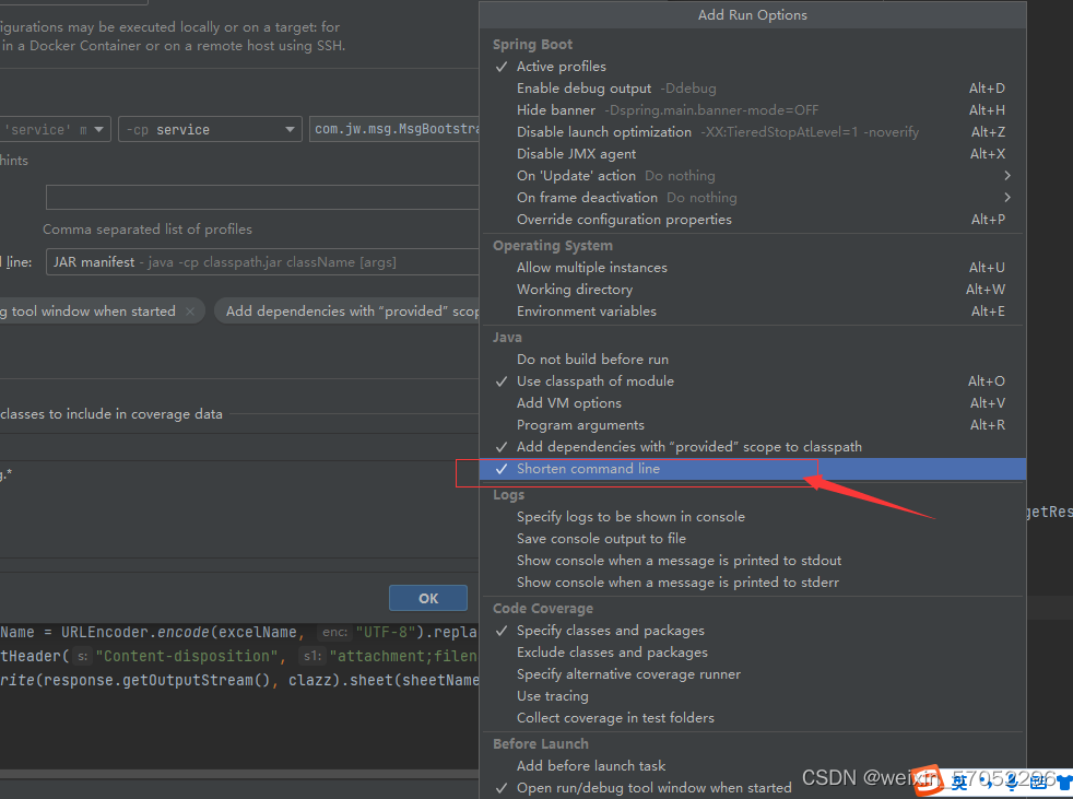 Error running MsgBootstrap. Command line is too long. Shorten the command line via JAR manifest ...