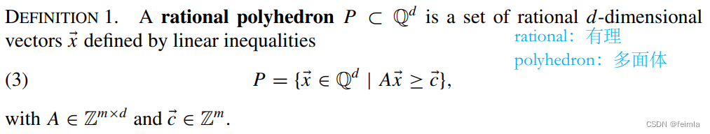 【文献阅读】Counting Integer Points in Parametric Polytopes Using Barvinok‘s Rational Functions_quasi ...