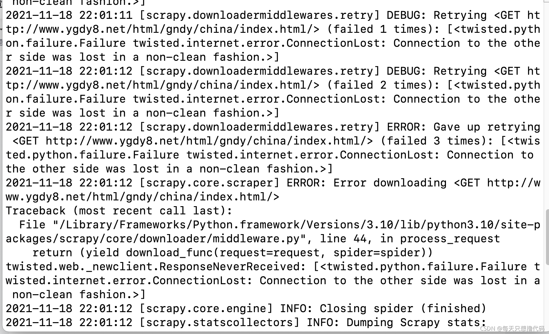Python 爬虫遇到难题scrapy_[