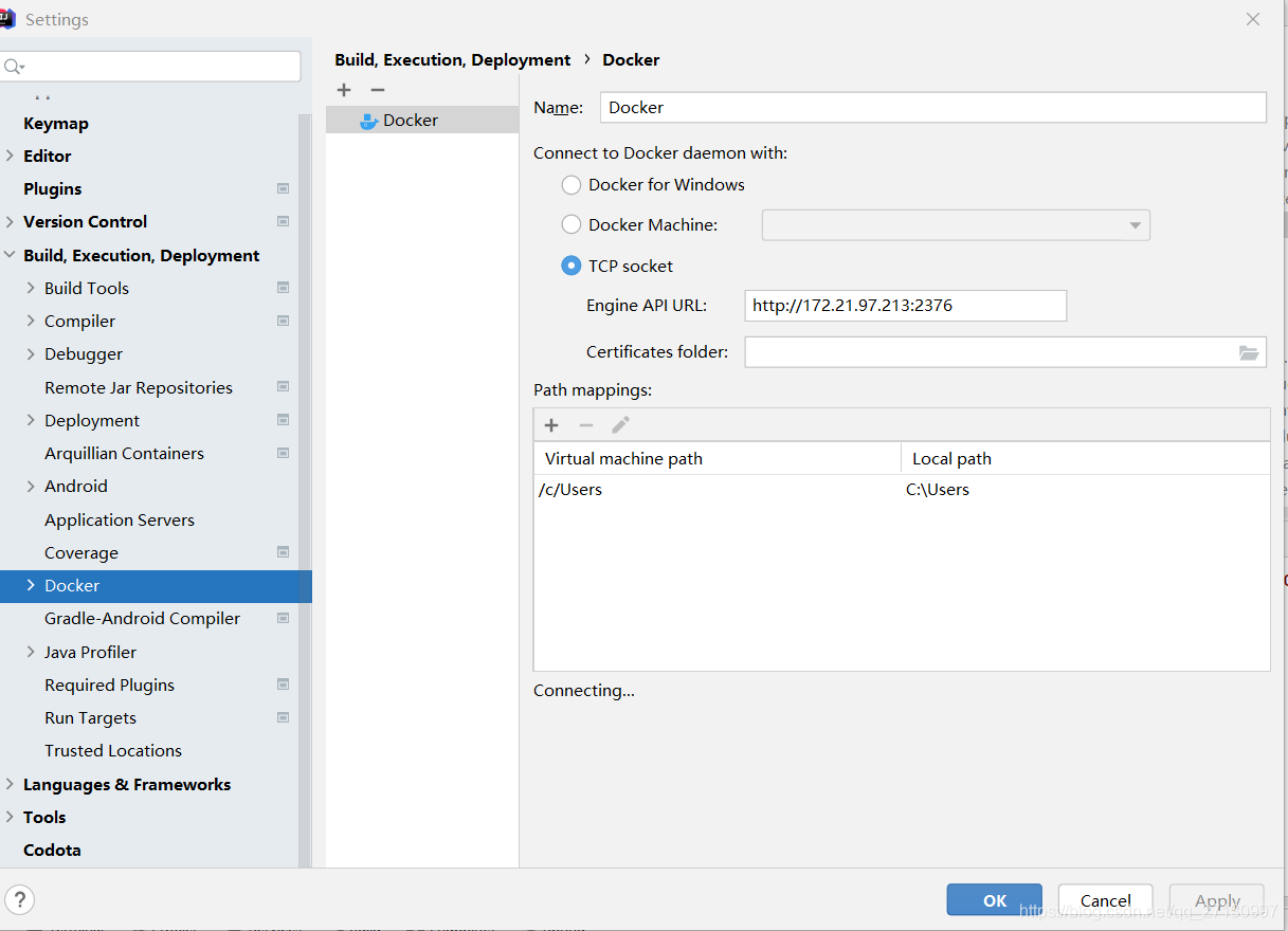 Failed to execute goal com.spotify:docker-maven-plugin:1.0.2:build (default-cli) ： Exception ...