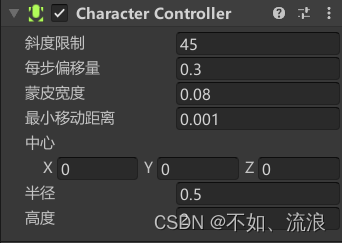 Unity：角色控制器（CharacterController）_unity character controller-CSDN博客