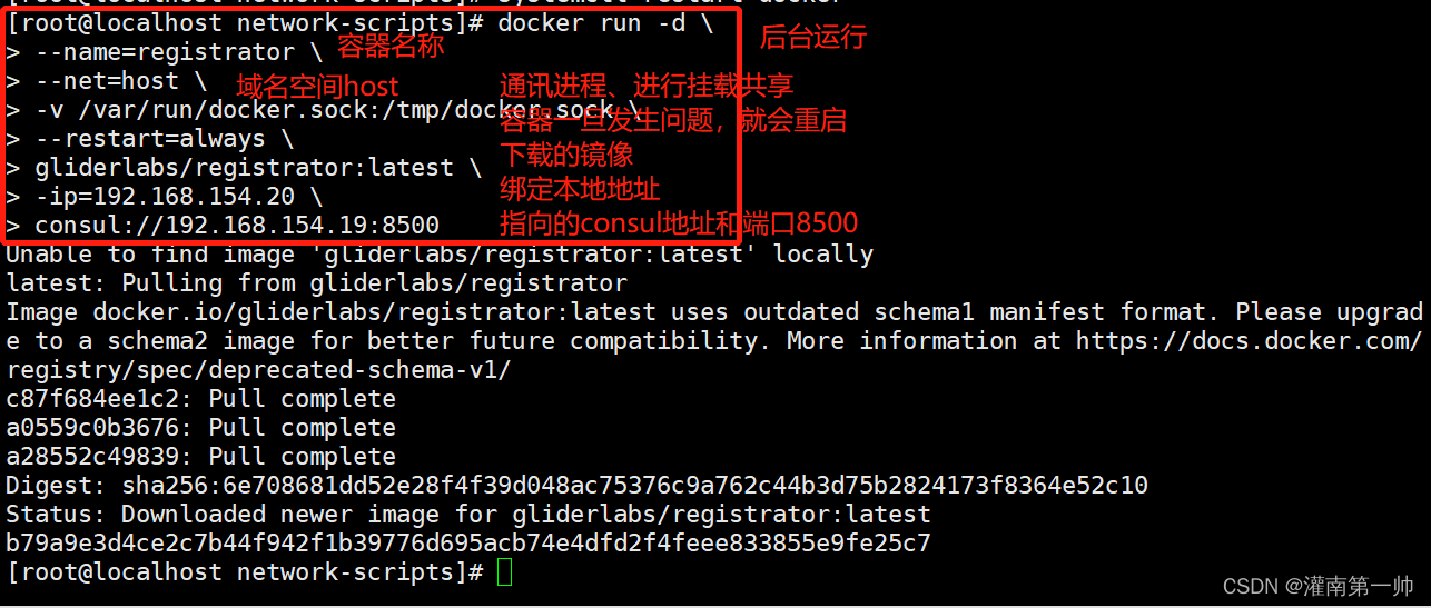 Docker：consul注册中心、注册机_ubuntu consul 开机注册ip-CSDN博客
