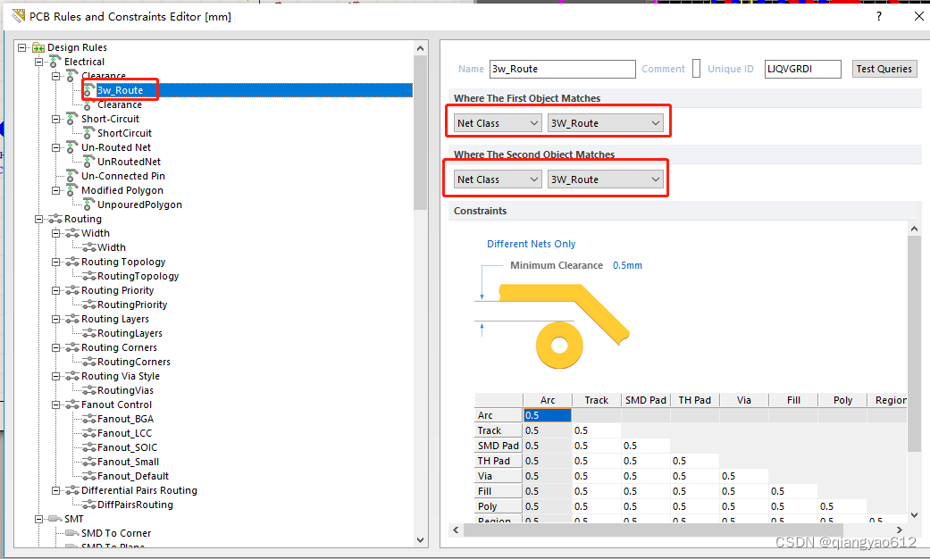 Altium designer 采用net class 方法设置不同网线间距的方法_altium designer net class-CSDN博客