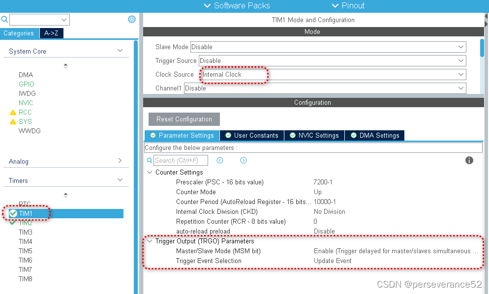 HAL STM32主从定时器联级使用_hal中stm32中如何用tim1和tim2做主从定时器-CSDN博客