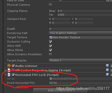 Unity中 Camera 设置水平FOV_unity setcamerafov-CSDN博客