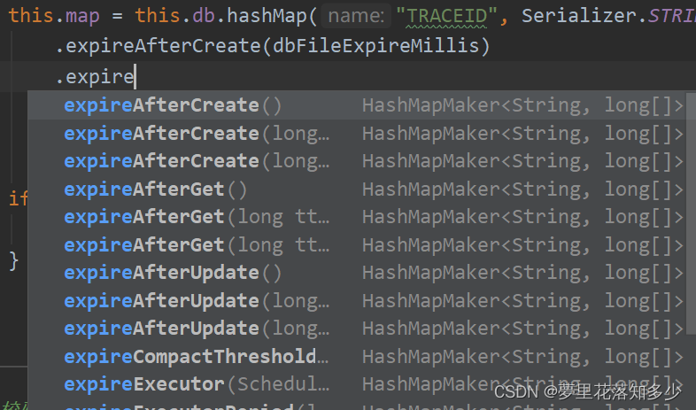 MapDB修改和设置数据有效期-CSDN博客