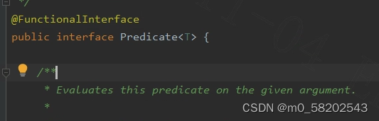 Predicate接口的理解与应用_predicate predicate-CSDN博客
