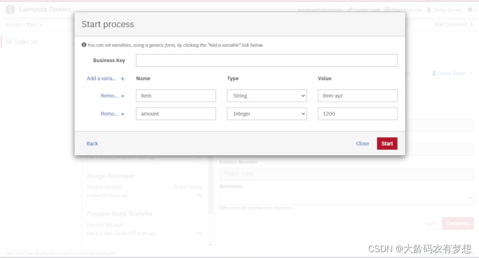 Camunda快速入门（五）：设计一个带DMN业务规则的流程_camunda dmn-CSDN博客