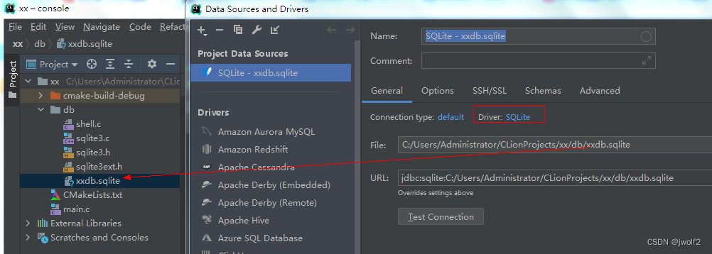 Clion C项目集成sqlite、IDE插件连接与C代码连接基本操作_clion如何打开sql文件-CSDN博客