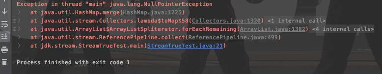 Collectors.toMap 当value为空时，报空指针_collectors.tomap value为空-CSDN博客