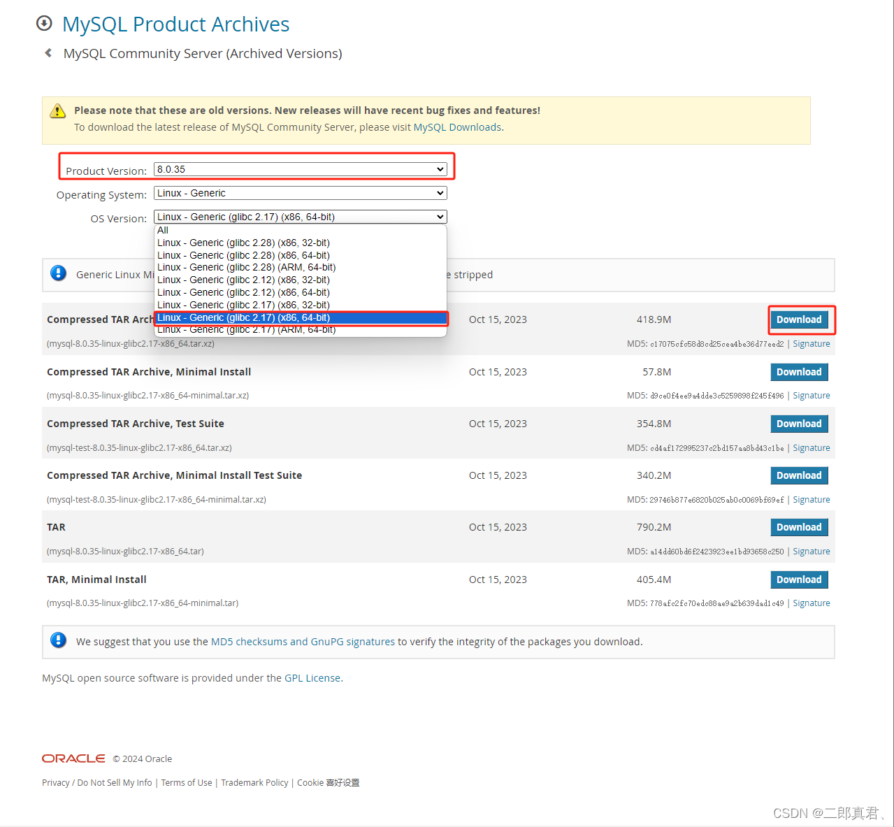 Linux安装Mysql8.0_linux 安装mysql8.0-CSDN博客