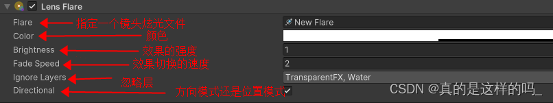 Unity LensFlare 入门_unity lens flare-CSDN博客