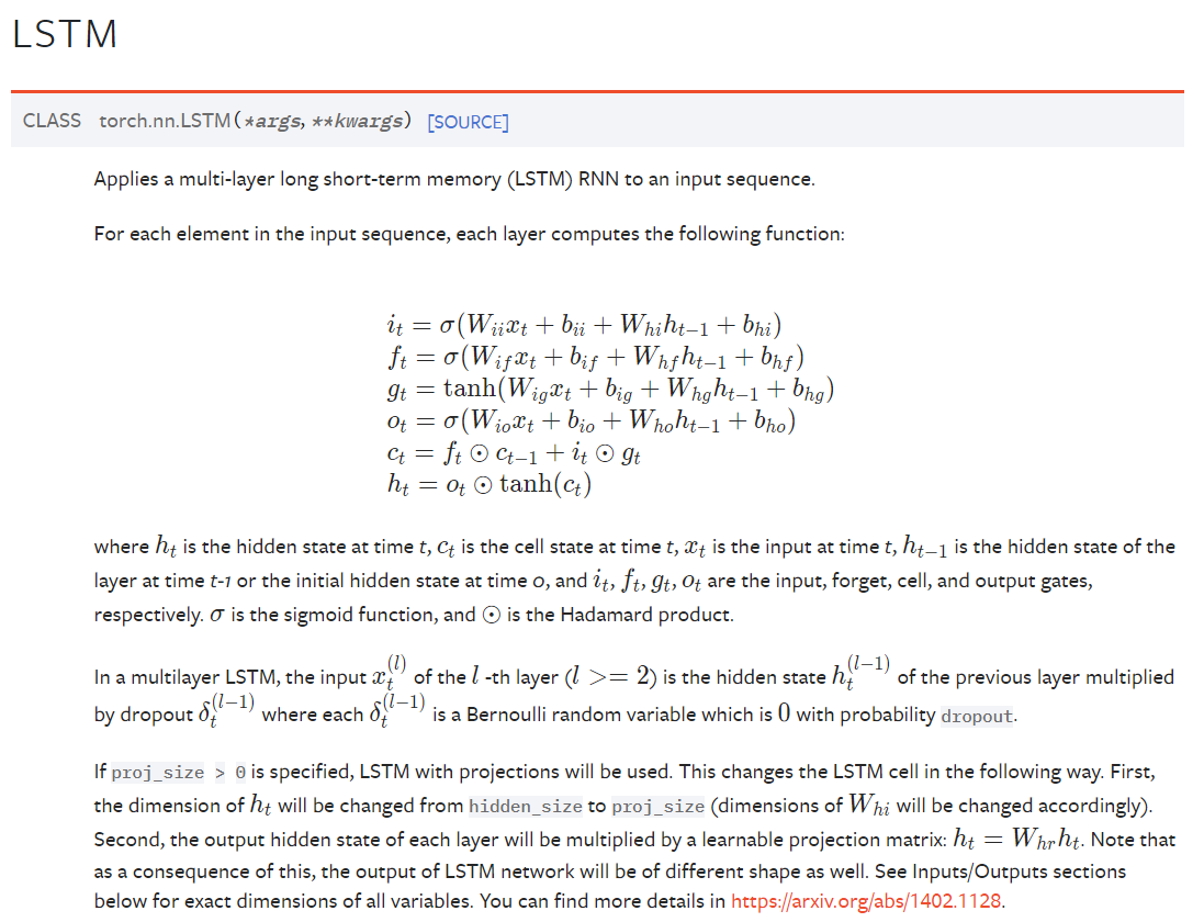 一文读懂LSTM及手写LSTM结构-CSDN博客