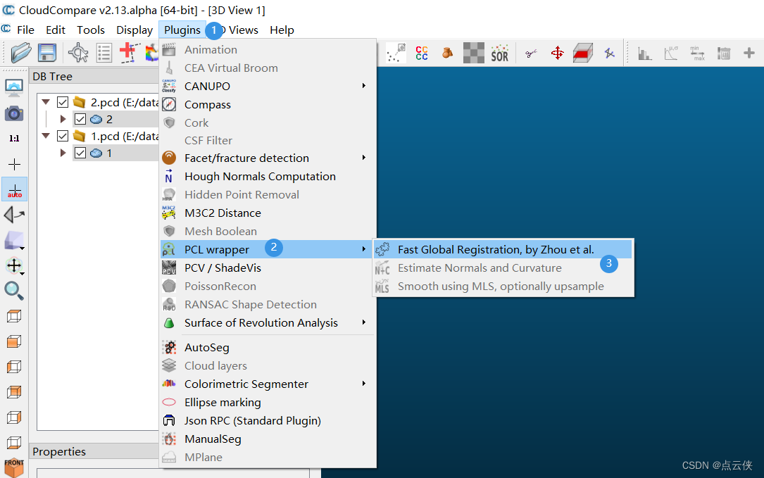 CloudCompare——Fast Global Registration快速全局配准【2025最新版】-CSDN博客