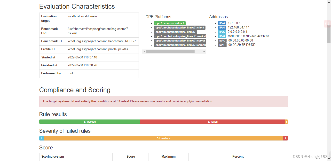 OpenSCAP安装与使用_openscap工具的安装和使用-CSDN博客