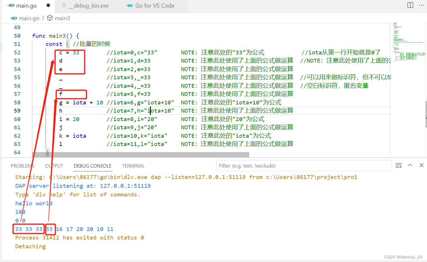 【图解】一张图搞懂Go中iota的使用_go iota两个变量并排展示的数据-CSDN博客