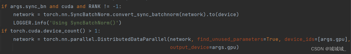 AttributeError: SyncBatchNorm is only supported within torch.nn.parallel.DistributedDataParallel ...